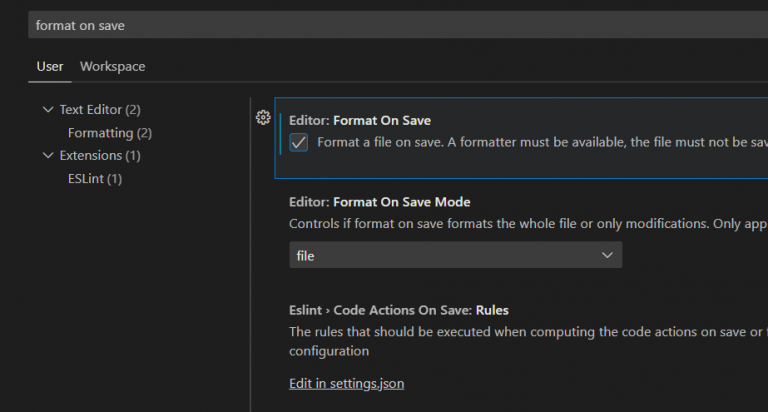 How to deactivate automatic code formatting in Visual Studio Code – The ...